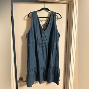 True Craft | Dresses | 0 Cotton Denim Dress | Poshmark